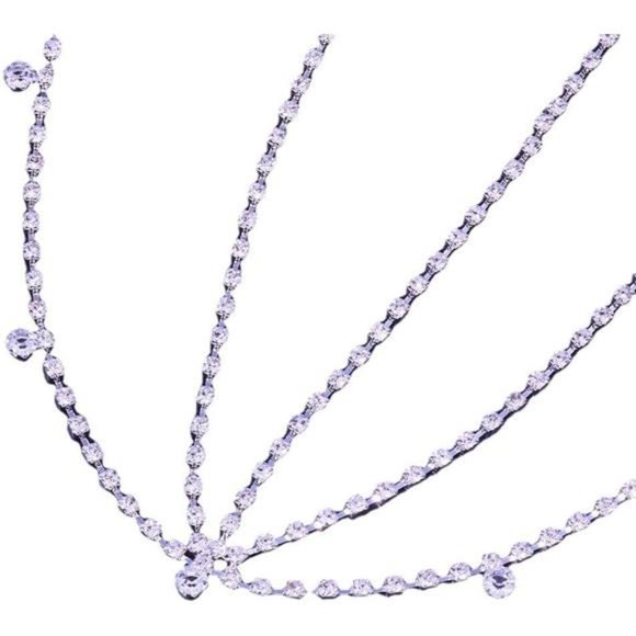 Jewelry | Asphire Sparking Rhinestone Forehead Chain Crystal Teardrop ...